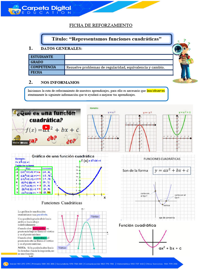 Ficha de Reforzamiento 4 | PDF | Matemáticas
