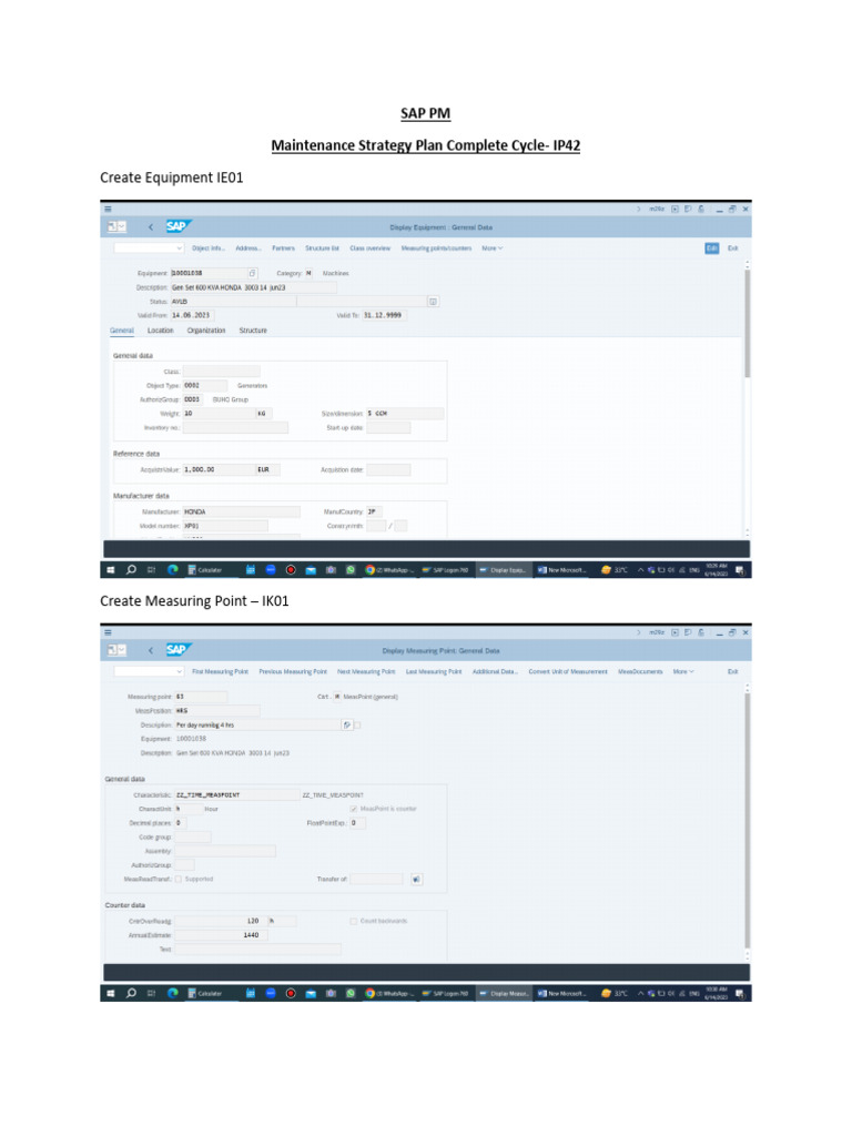 Maintenance Strategy Plan Complete Cycle - IP42 | PDF