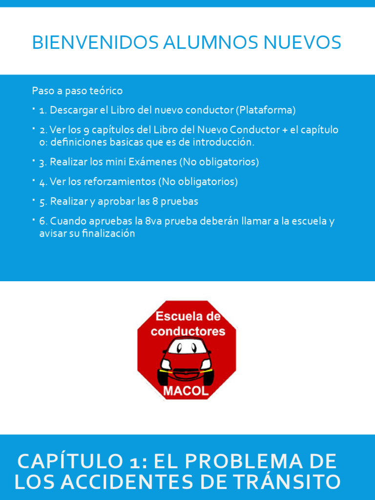 Capítulo 1 Macol Nuevo | PDF | Peatonal | Accidente de tráfico