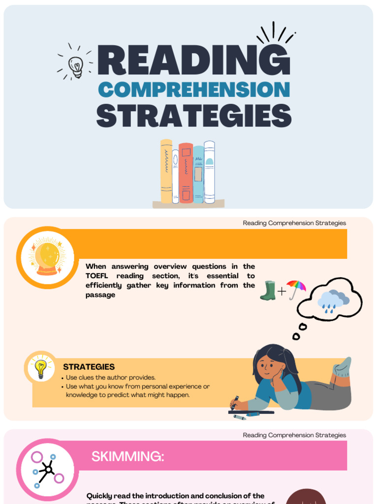 Reading Comprehension Strategies Presentation | PDF | Reading ...