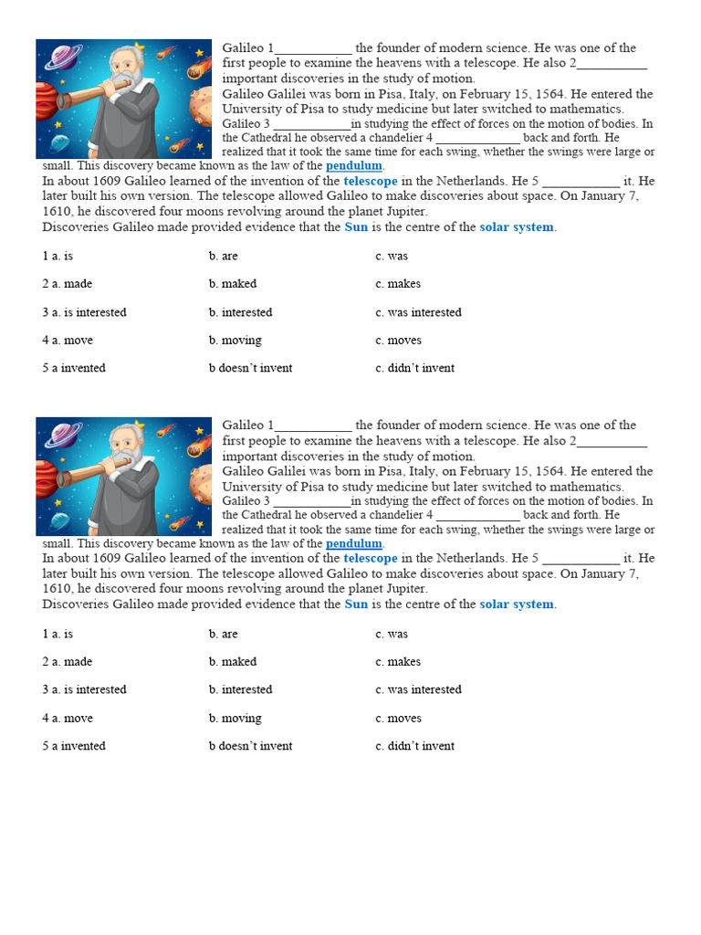 Galileo: Founder of Modern Science | PDF | Galileo Galilei | Observation
