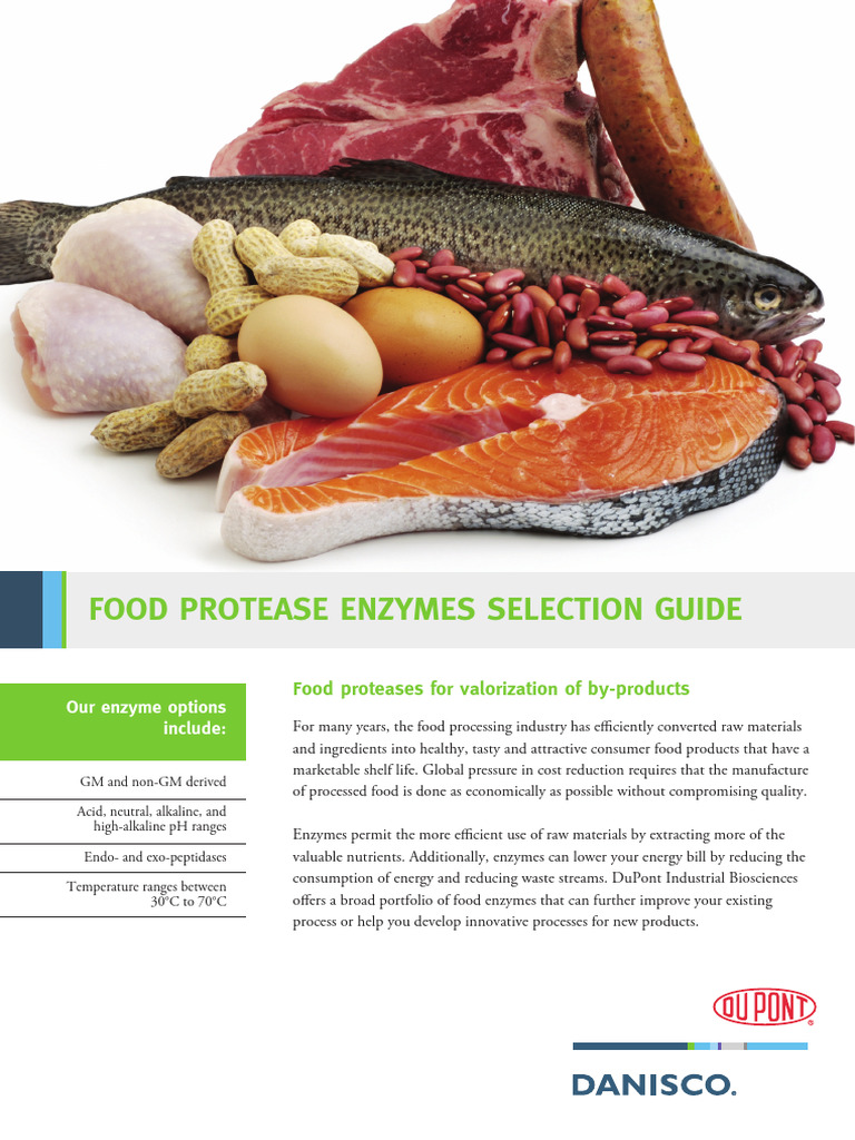 FoodPro Protease Enzymes Guide | Download Free PDF | Foods | Food Industry