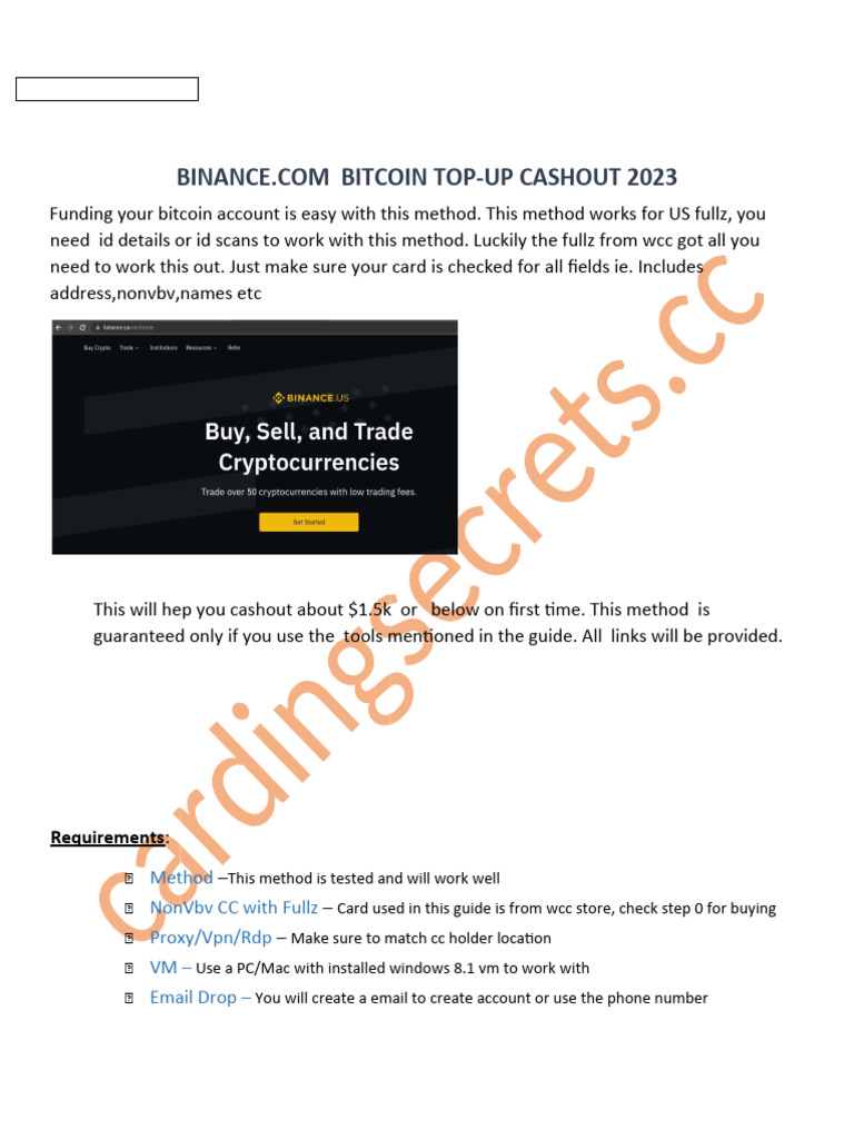 Binance Method 2023 | PDF | Bitcoin | Computer Science