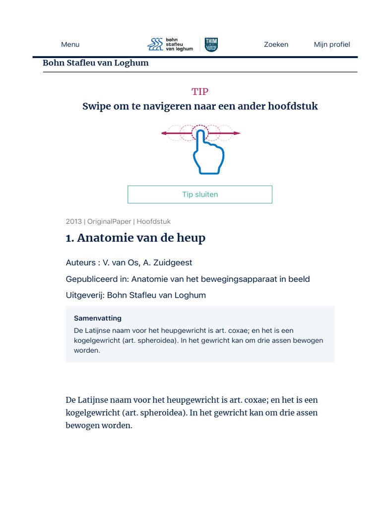 Anatomie Van de Heup - Mijn-Bsl | PDF