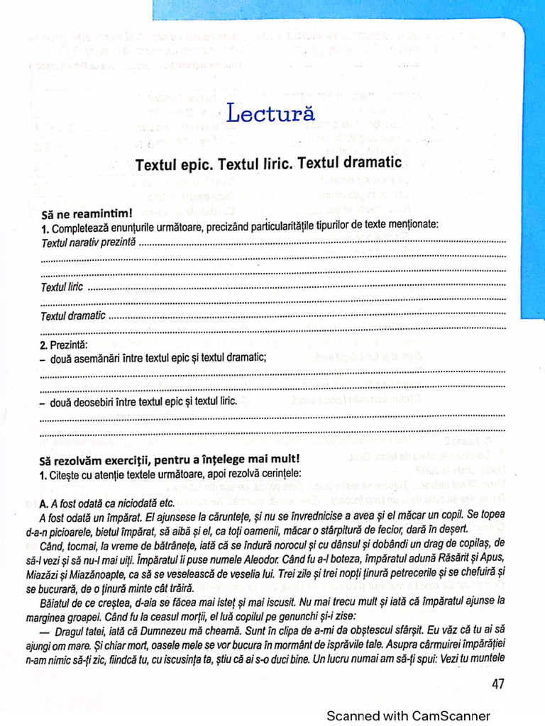 Genurile Literare | PDF