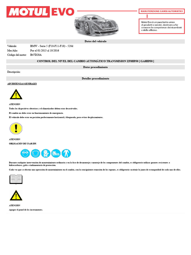 PROCEDIMIENTO | PDF | Vehículos | Bienes manufacturados