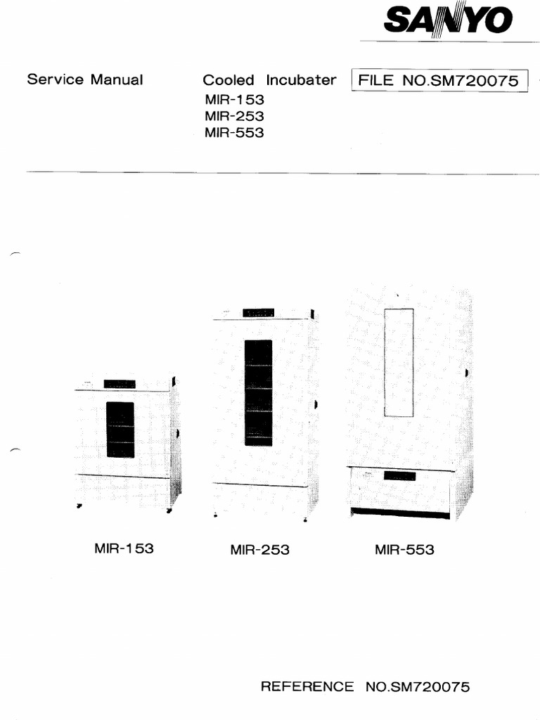 Sanyo Mir-153 253 553 | PDF
