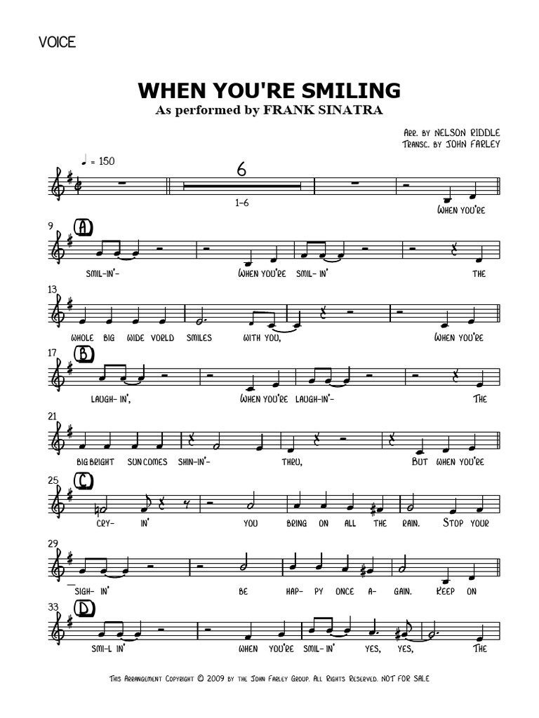 When Youre Smiling - Frank Sinatra | PDF