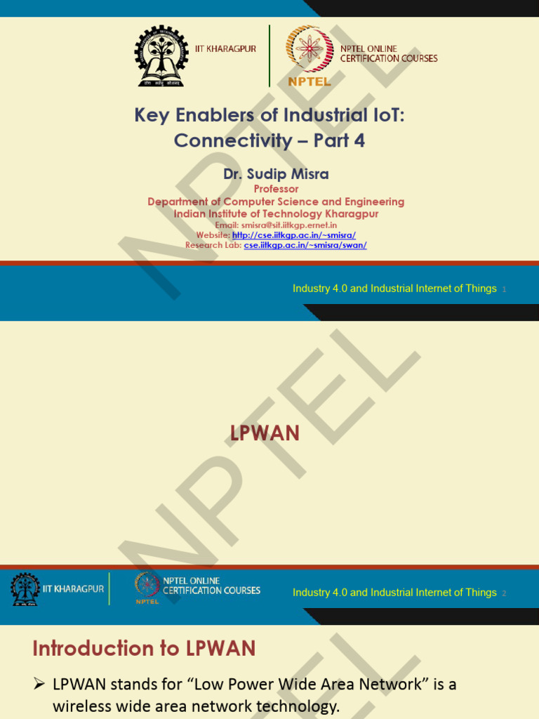Industrial IoT Connectivity: LPWAN | PDF | Computers