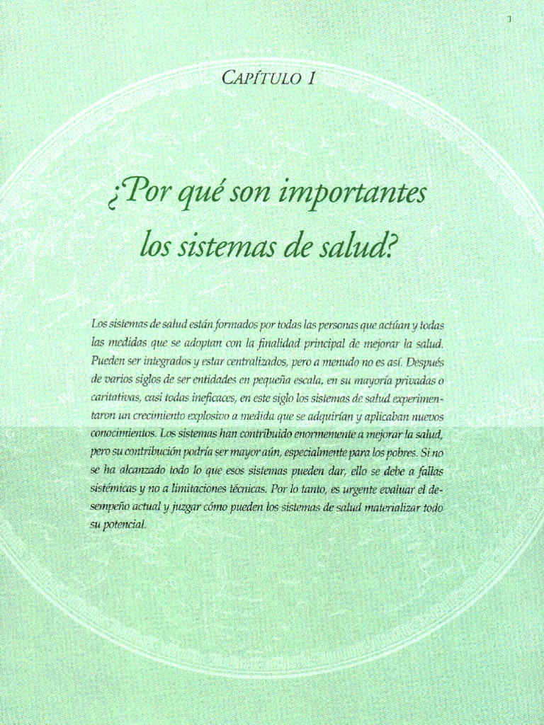 Lectura Complementaria - OMS Informe Salud 2000 | PDF