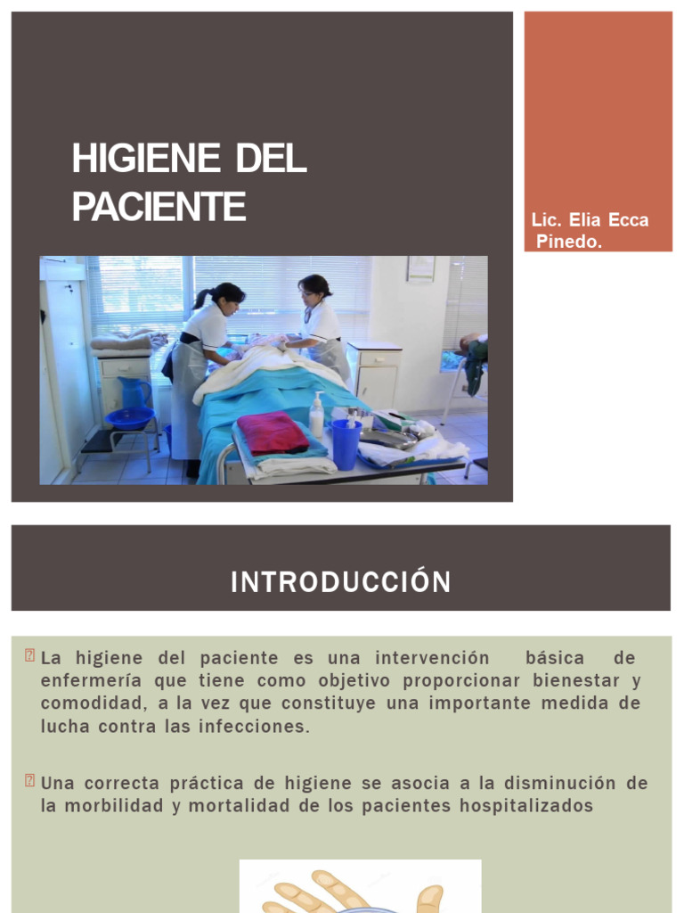 Tema 5 Higiene Del Paciente | PDF | Higiene | Higiene oral