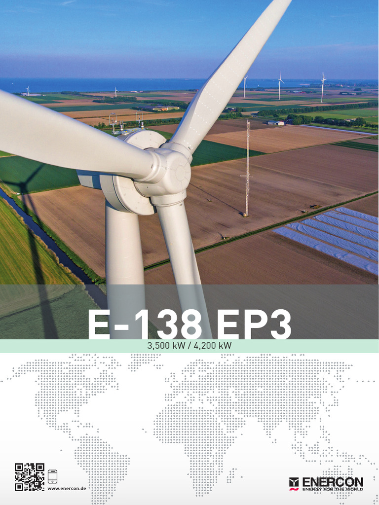 Enercon Brochure E 138 EP3 en | PDF | Electrical Grid | Sustainable Technologies
