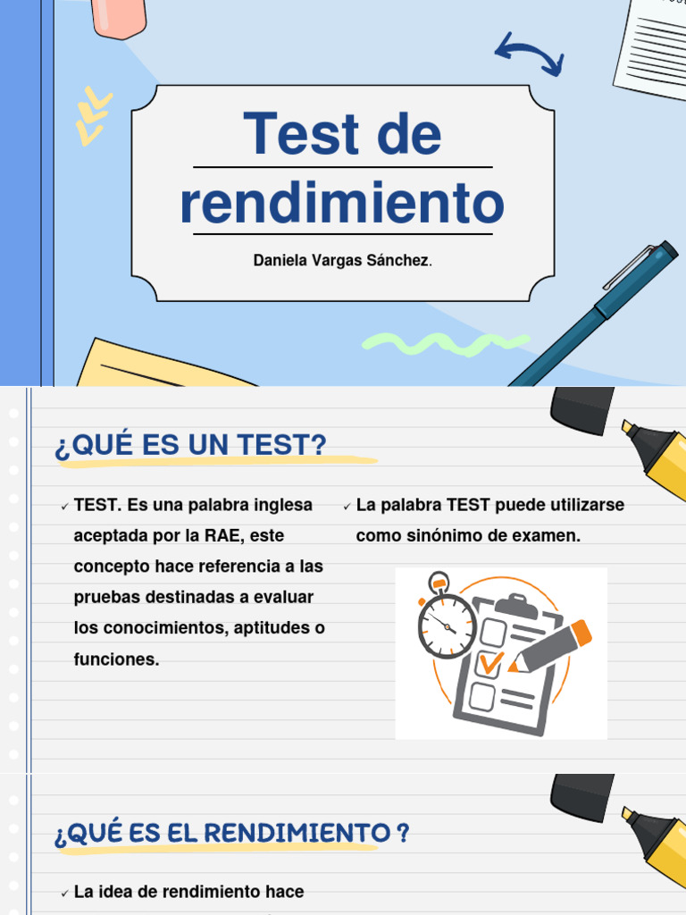 Test de Rendimiento Académico y Vocacional | PDF | Inteligencia ...