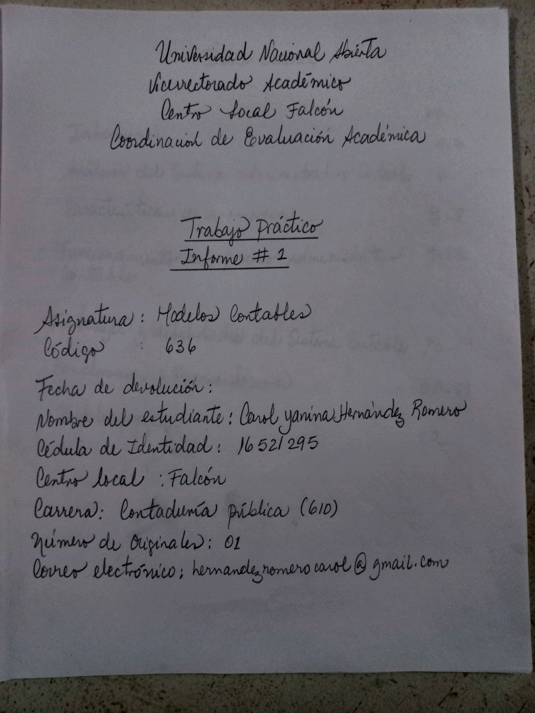 Modelos Contables 636 | PDF