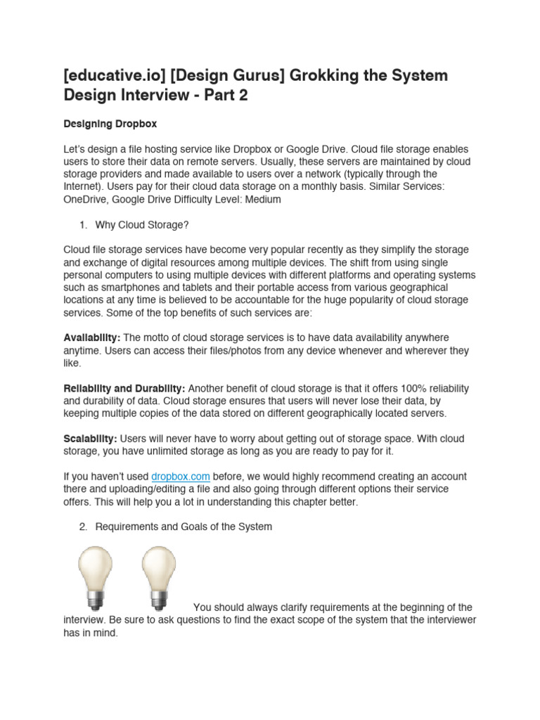 educative-system-design-part2 | PDF | Computer File | Databases