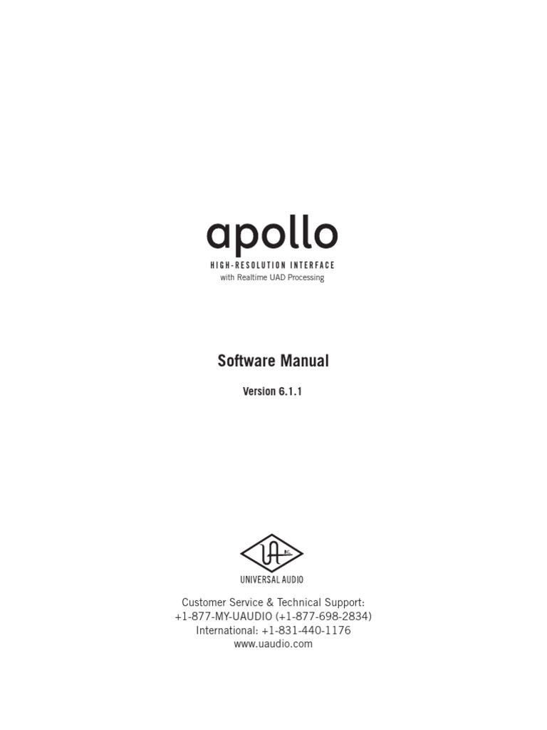 Universal Audio Apollo QUAD High Resolution Audio Interface | PDF | Installation (Computer ...