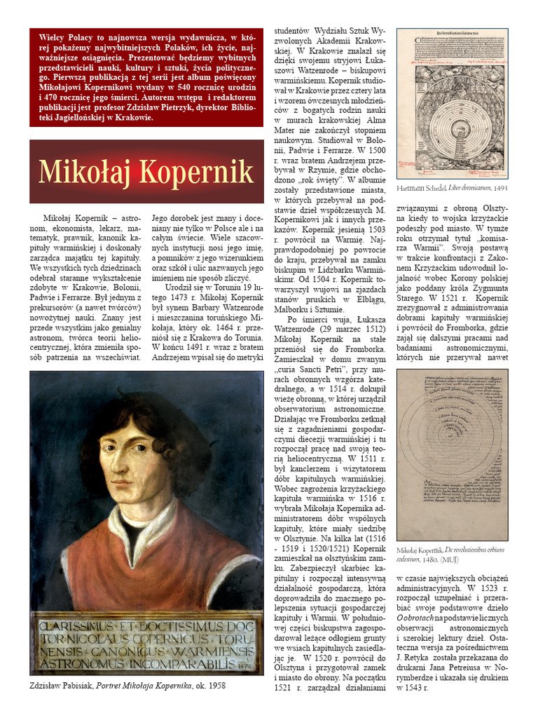 Mikolaj-Kopernik-Prezentacja | PDF