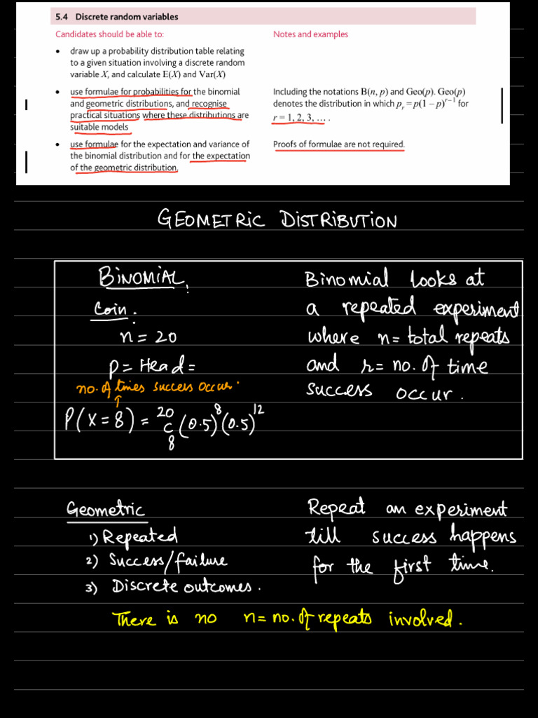s1 Geometric Distribution | PDF