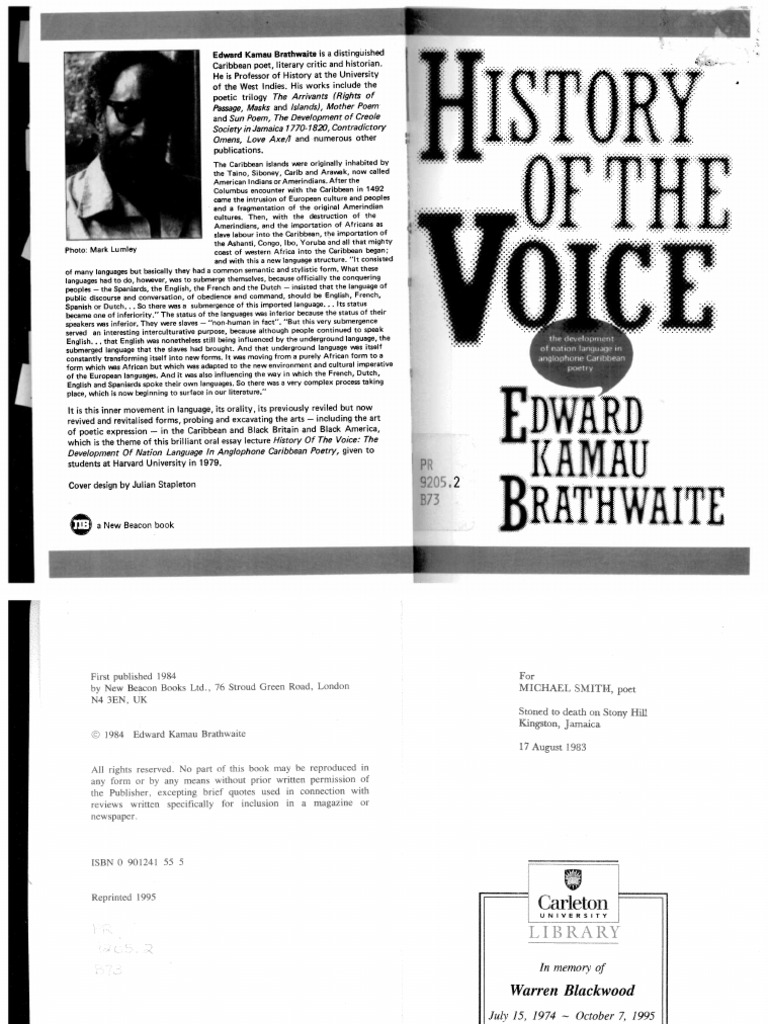 Brathwaite-History of The Voice | PDF
