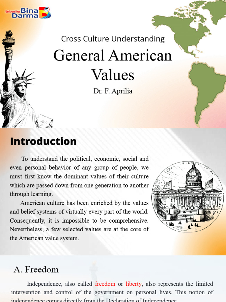Core Values of American Culture | PDF | Individualism | Volunteering