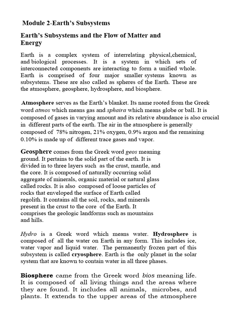 Earth Science Notes | PDF