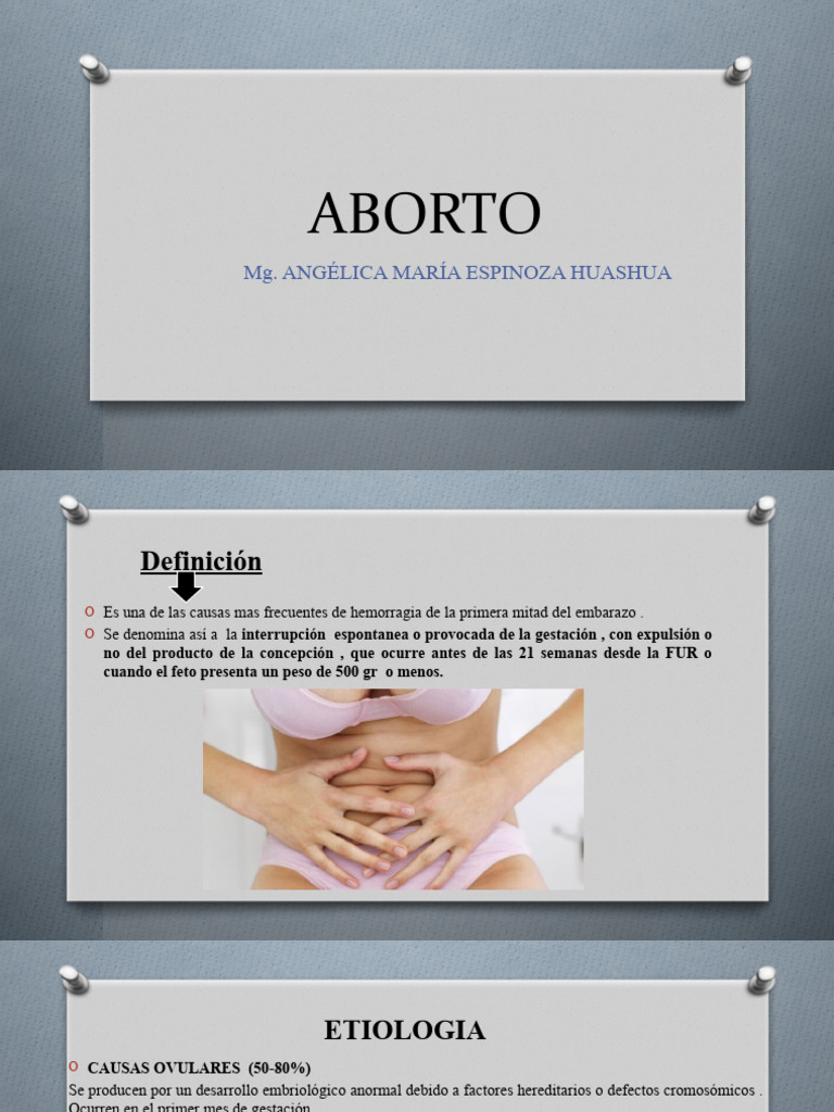 El Aborto | PDF | El embarazo | Aborto