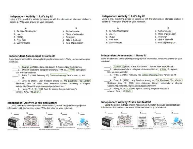 Lesson 2 Activity 1 | PDF