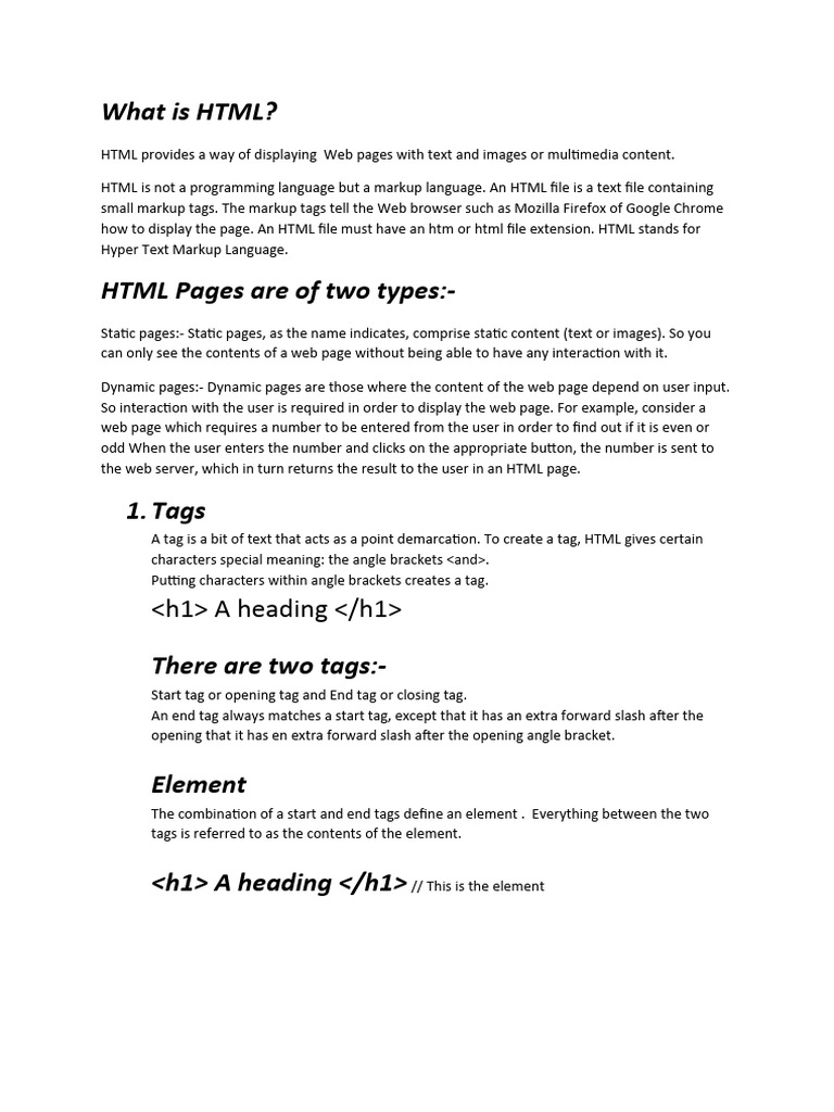 GeekyShow HTML | PDF | Html Element | Html