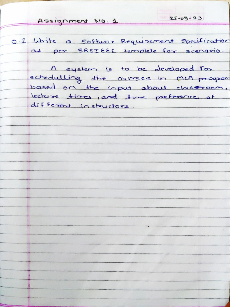 Oose Assignment 1 | PDF