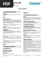 Vinimex Clasica NF Satinada Ficha Técnica | PDF