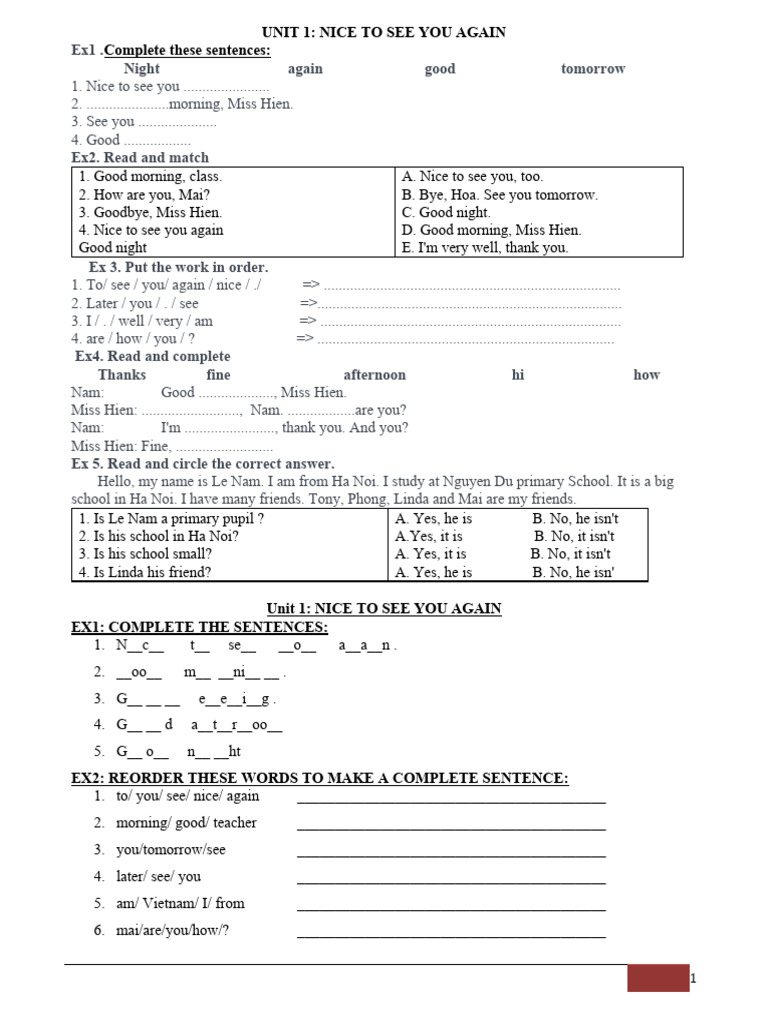 Lop 4 - Buoi 7 | PDF