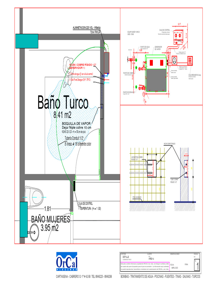 Diagrama De Tubería Para Baño Turco Pdf