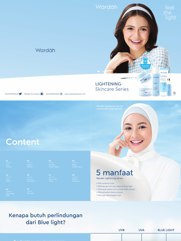 Brosur New Wardah Lightening Series | PDF