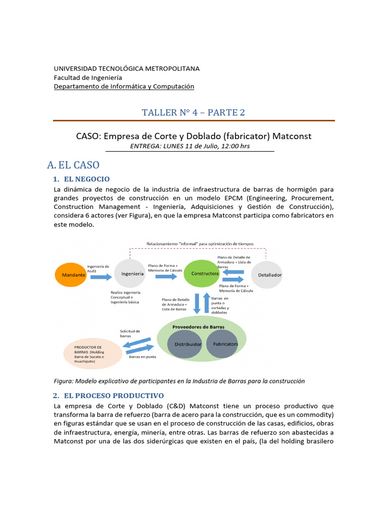Proceso Productivo de Matconst | PDF | Business | Evaluación