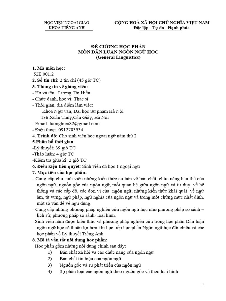 52 - E - 001 - 2 - Dan Luan Ngon Ngu Hoc | PDF