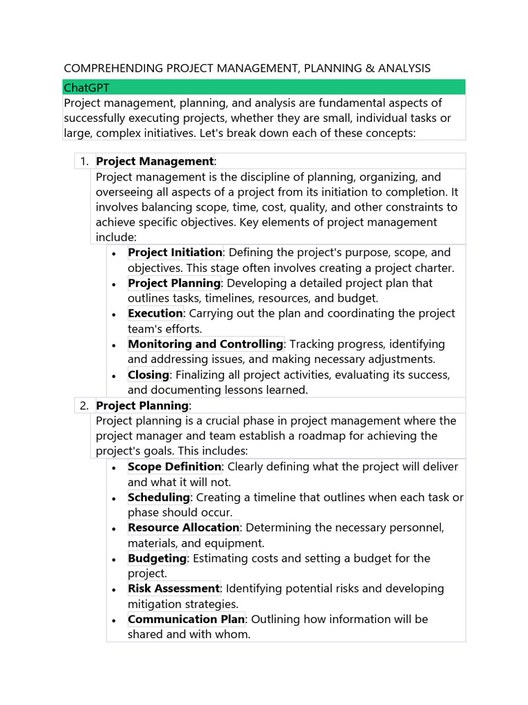 Advance Project Management | PDF | Feasibility Study | Project Management