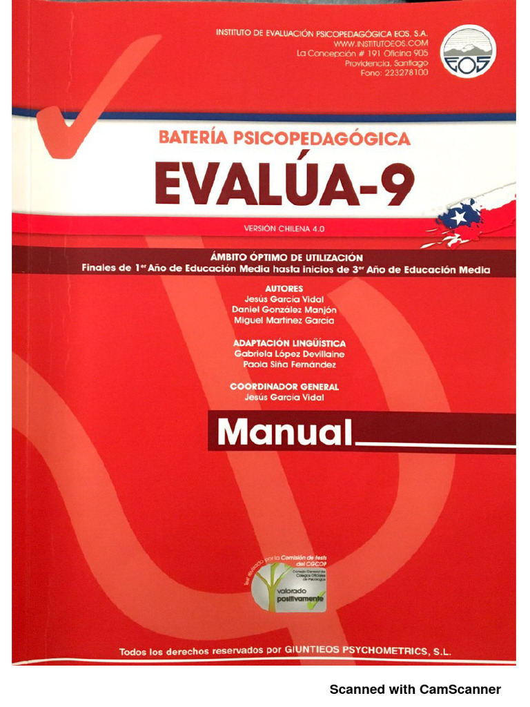 EVALÚA 9 | PDF