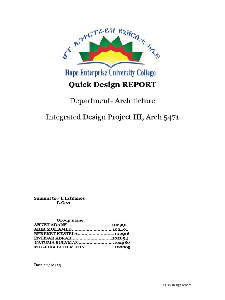Group 3 Design Report | Download Free PDF | Sustainability | Creativity