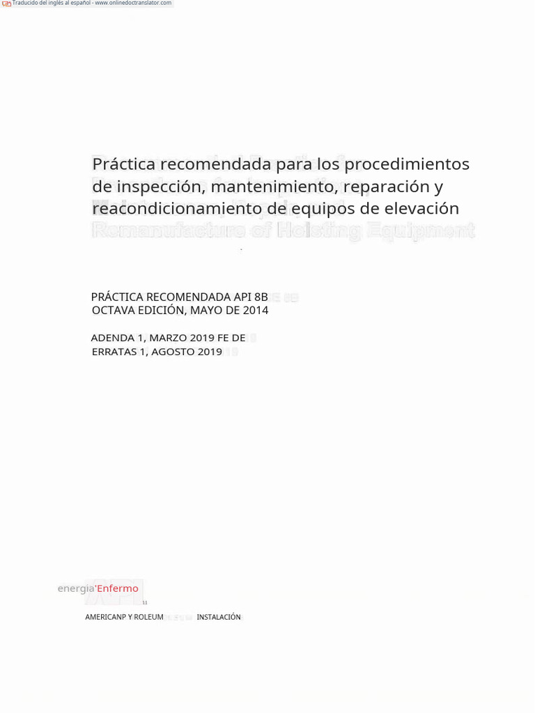 Api 8.B Español | PDF | Soldadura | Construcción