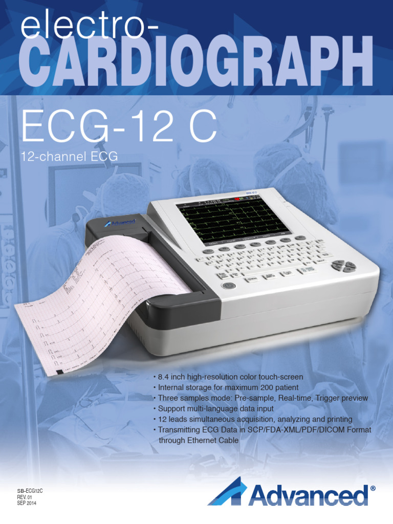 ECG-12 C ENG Rev01 | PDF | Alternating Current | Power Supply