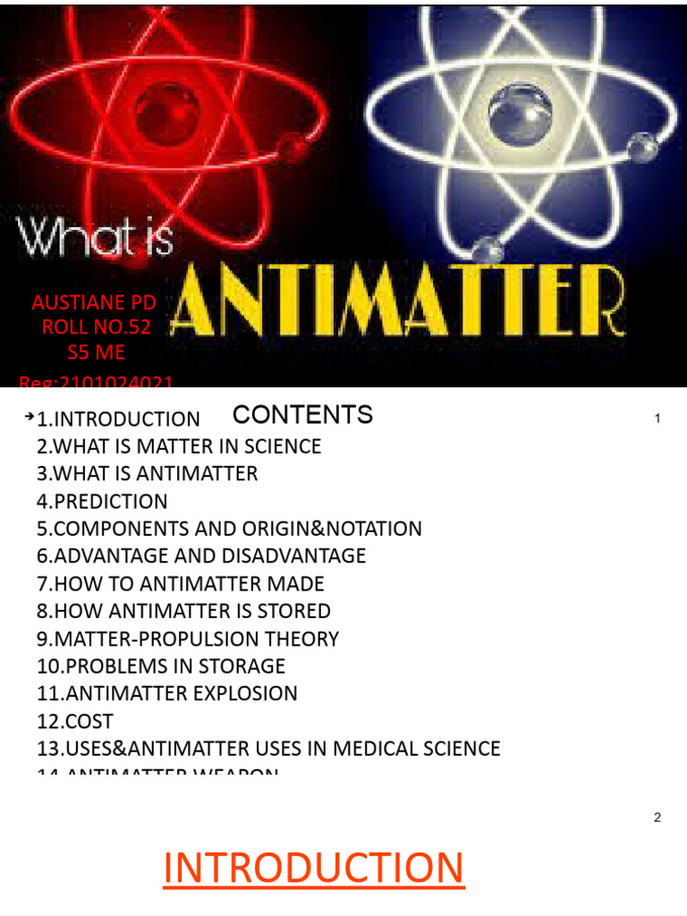 Antimatter: Science and Applications | PDF | Matter | Particle Physics