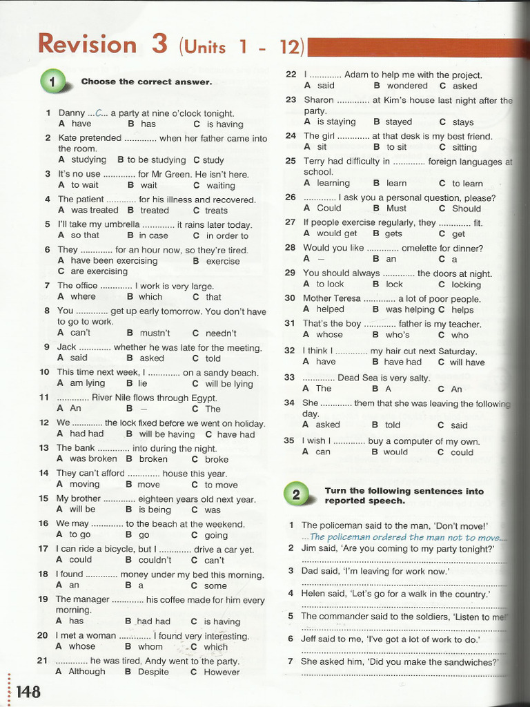 Revision 2 Units 1-12 | PDF