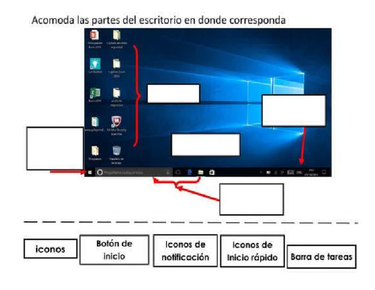 Partes Del Escritorio | PDF