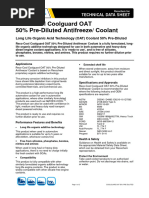 Shell Coolant Longlife Plus Rtu TDS | PDF | Chemistry | Safety