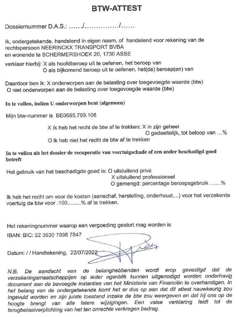 BTW Attest | PDF