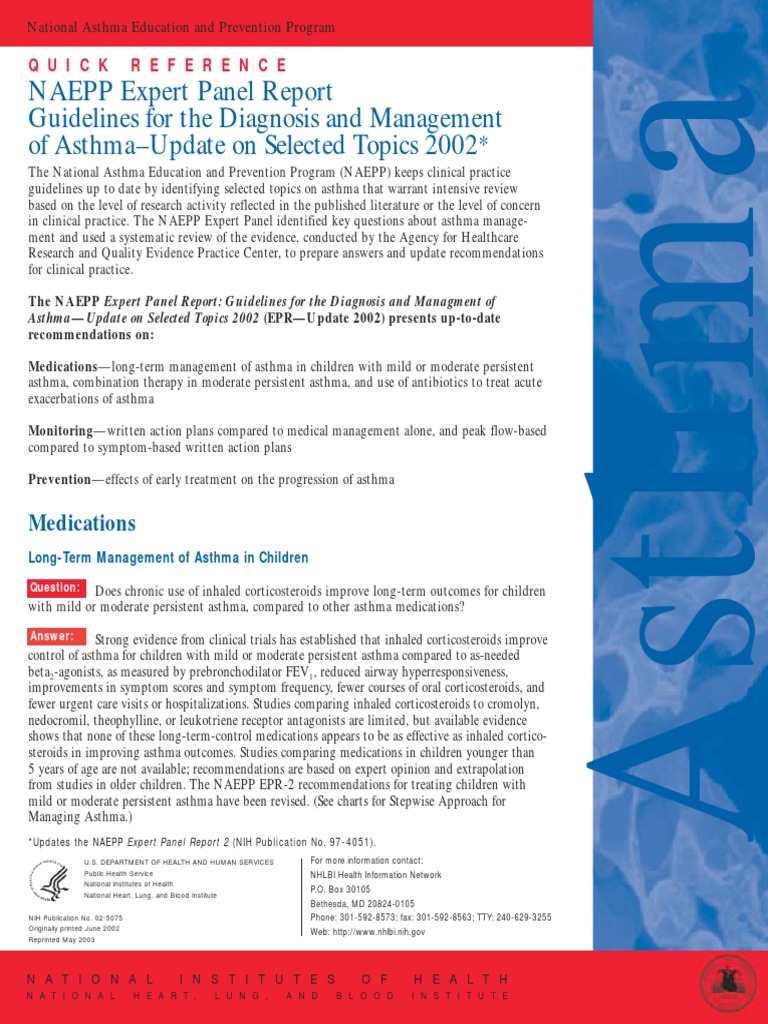 NAEPP | PDF | Asthma | Health Sciences