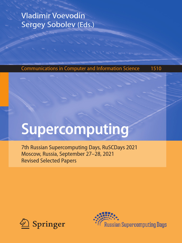 Supercomputing: Vladimir Voevodin Sergey Sobolev | PDF | Fluid Dynamics ...