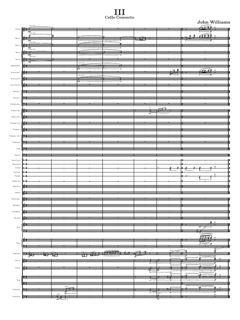 Cello Concerto John Williams John Williams - Cello Concerto Movement ...