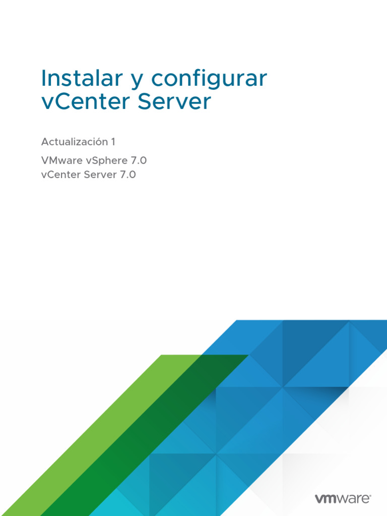 Vsphere Vcenter Server 701 Installation Guide | PDF | Computadoras Vsphere Vcenter Server 701 Installation Guide | PDF | Computadoras