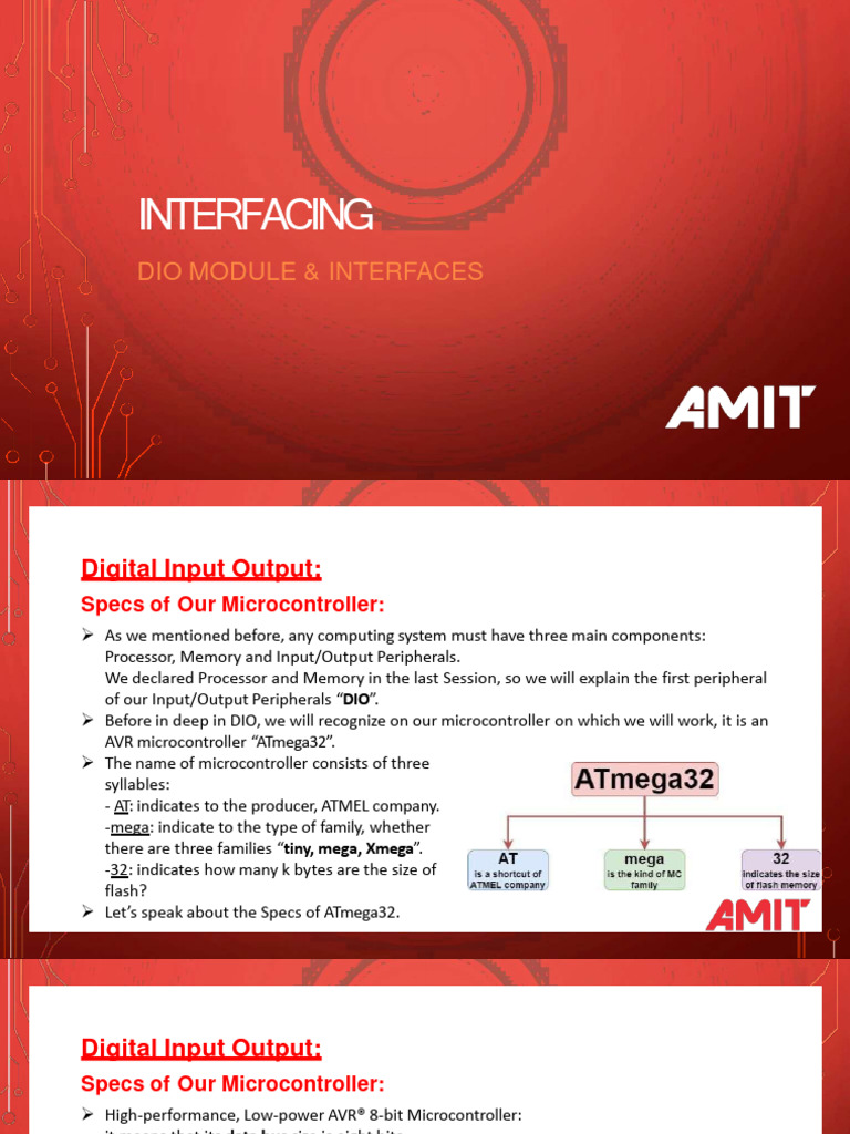 Session 3 - DIO Module & Interfaces | PDF | Light Emitting Diode ...